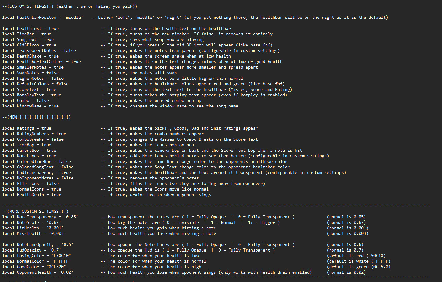 FNF FULLY CUSTOMISABLE HUD SCRIPT! Mod for Friday Night Funkin' | FNF Mods