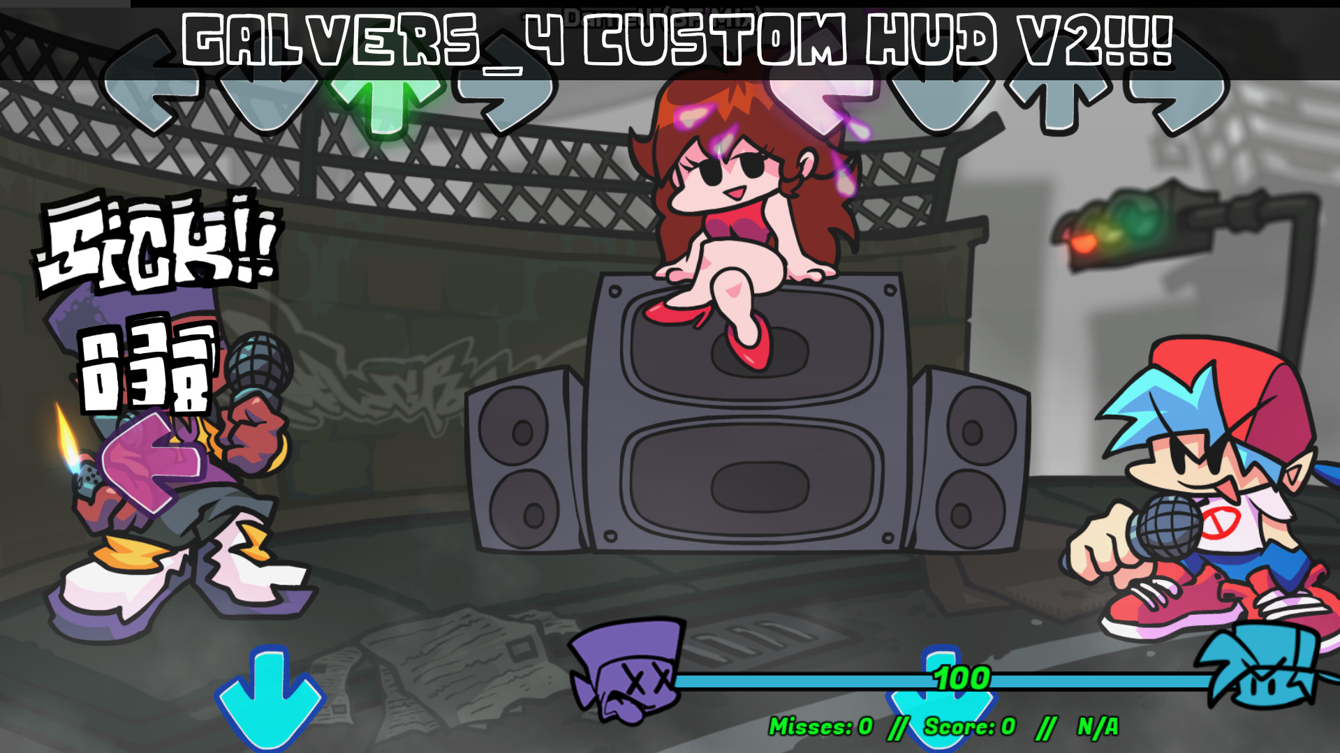 FNF FULLY CUSTOMISABLE HUD SCRIPT! Mod for Friday Night Funkin' | FNF Mods