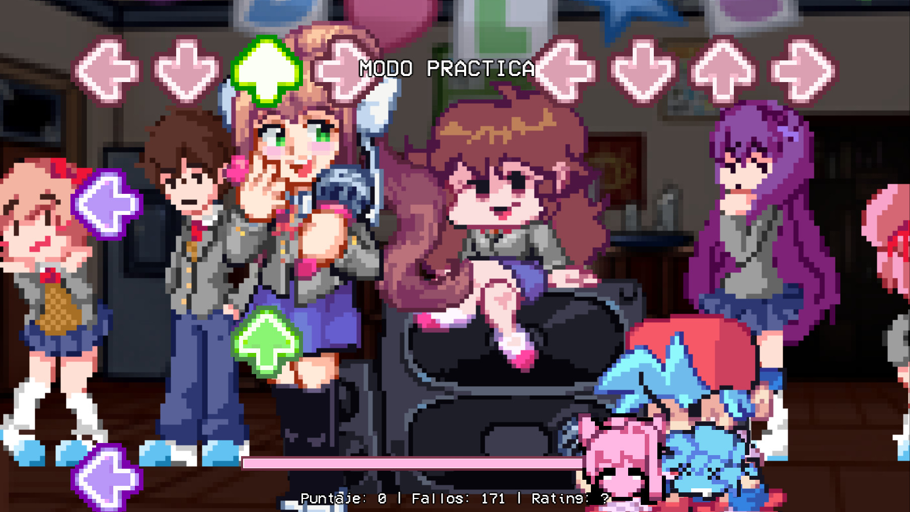 Doki Doki takeover ++ Mod for Friday Night Funkin' | FNF Mods