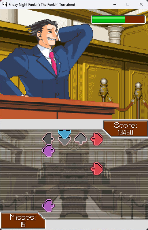 The Funkin' Turnabout - An Ace Attorney Mod Mod for Friday Night Funkin ...