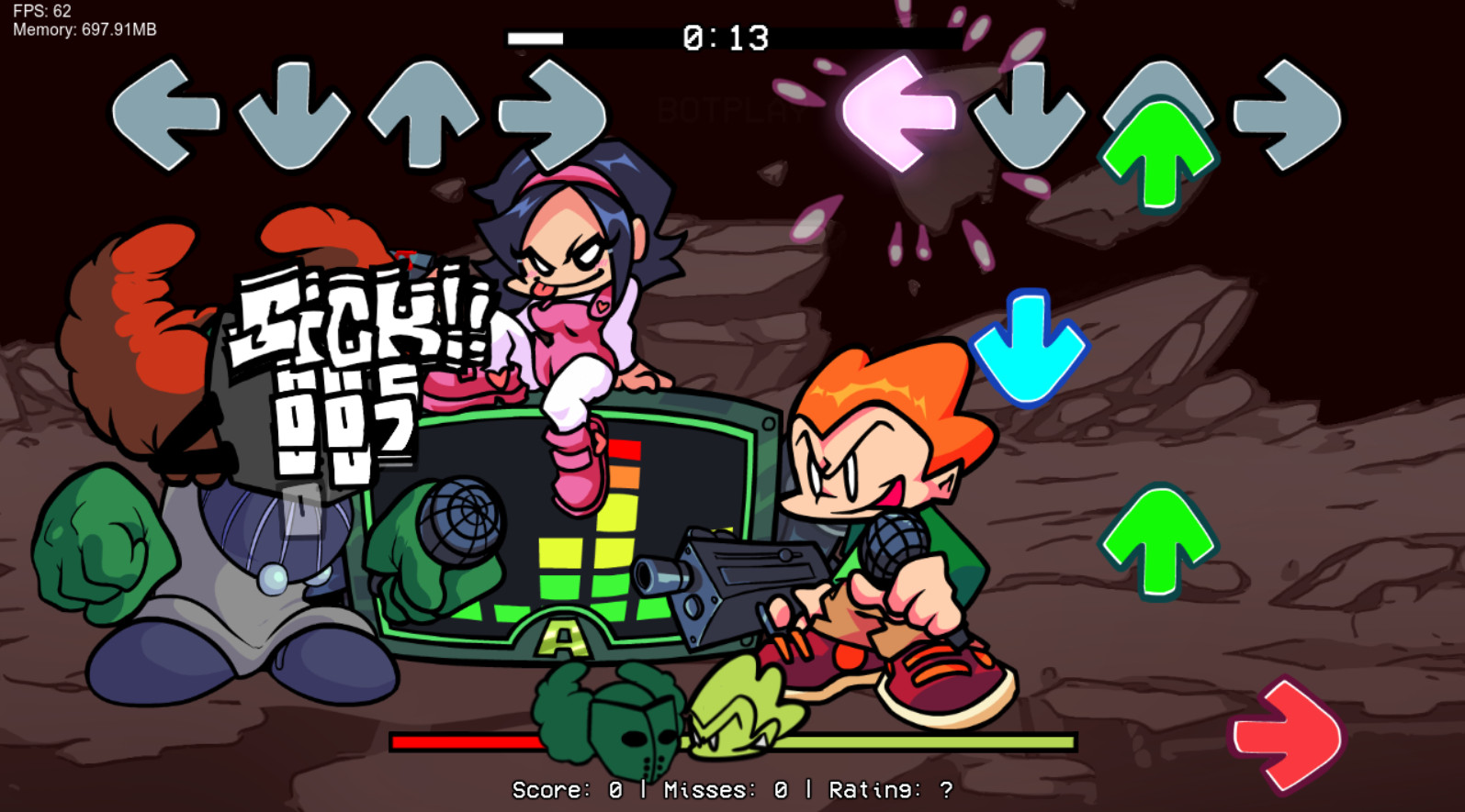 V.S Tricky - Improbable Outset [Pico Mix] Mod for Friday Night Funkin ...