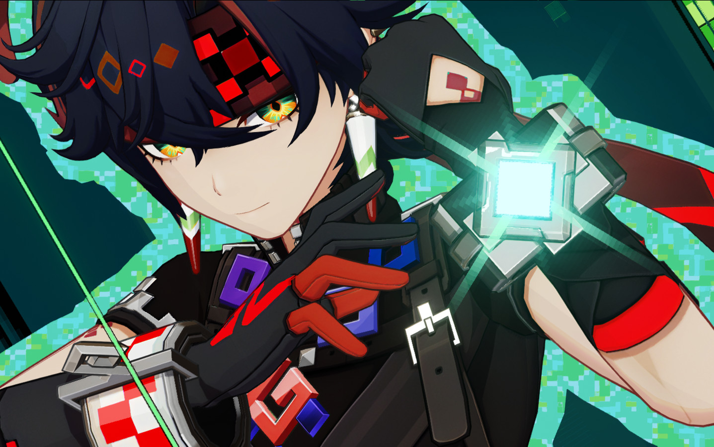 Dark red Kinich Mod for Genshin Impact | GI Mods