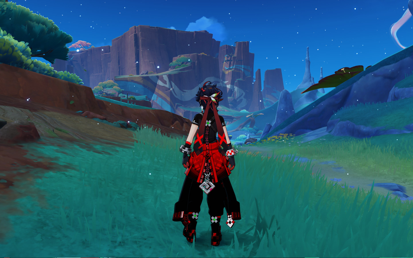 Dark red Kinich Mod for Genshin Impact | GI Mods