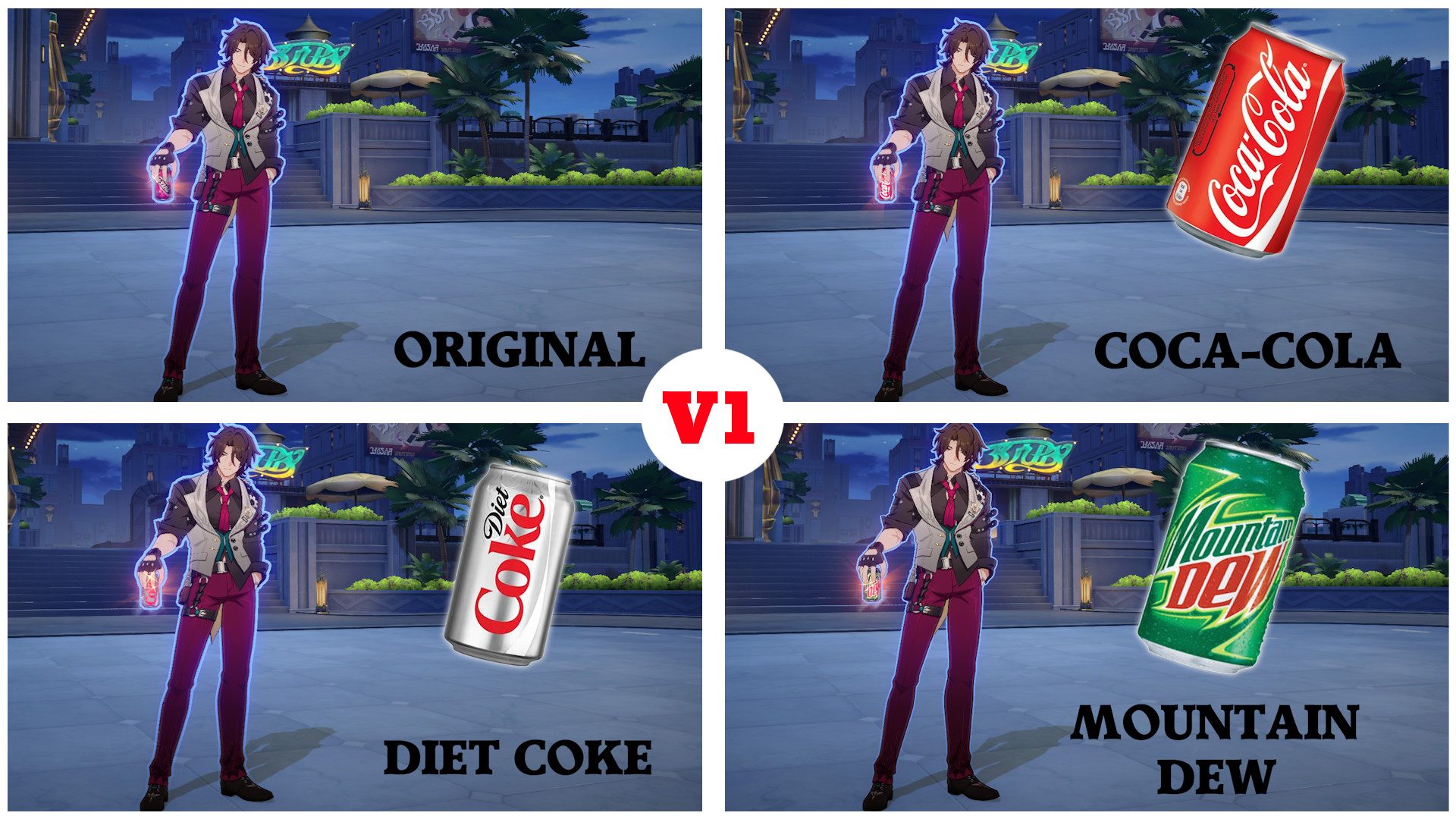Gallagher Drinks (Random + Toggle) Mod for Honkai Star Rail | HSR Mods