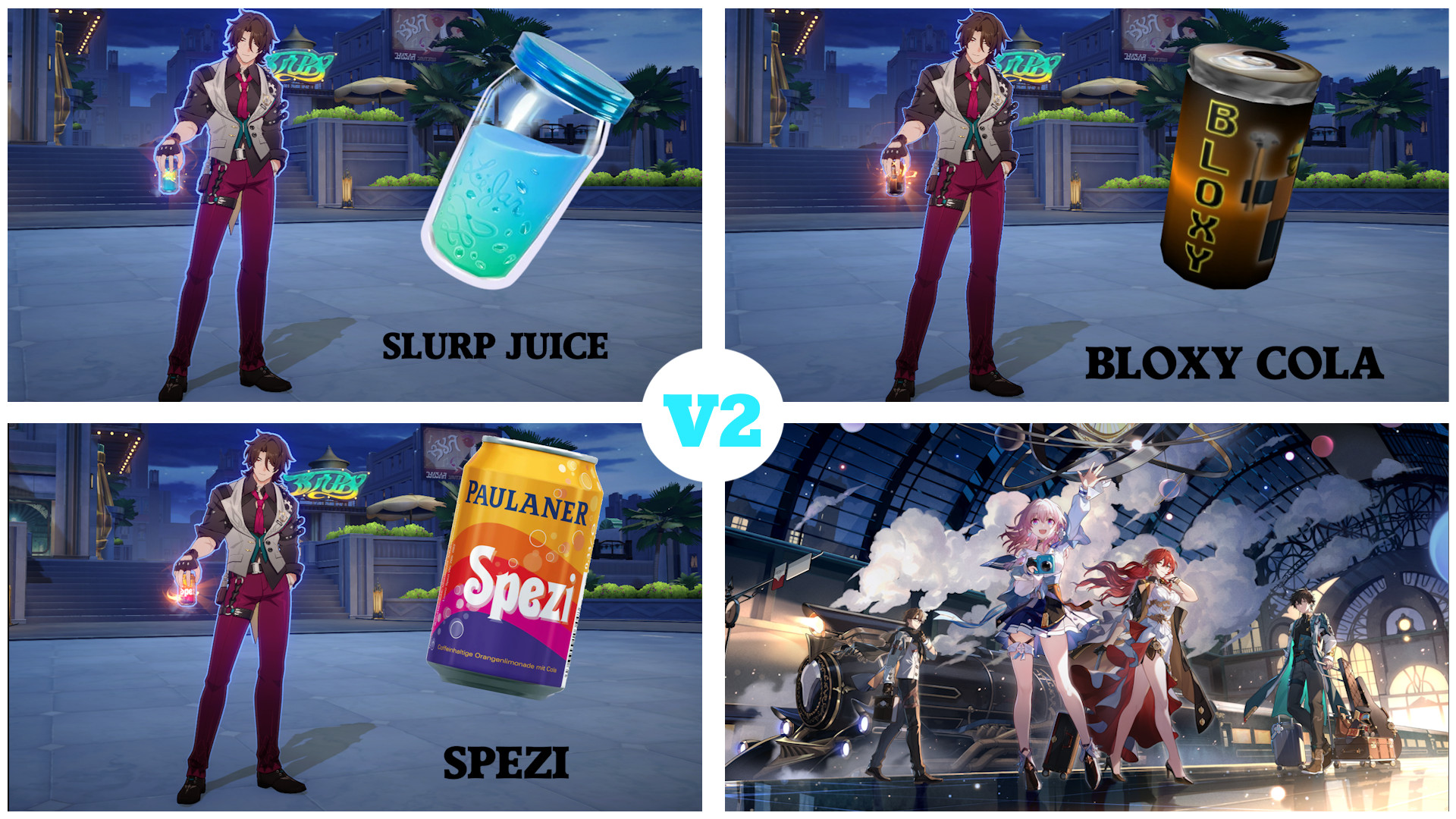 Gallagher Drinks (Random + Toggle) Mod for Honkai Star Rail | HSR Mods