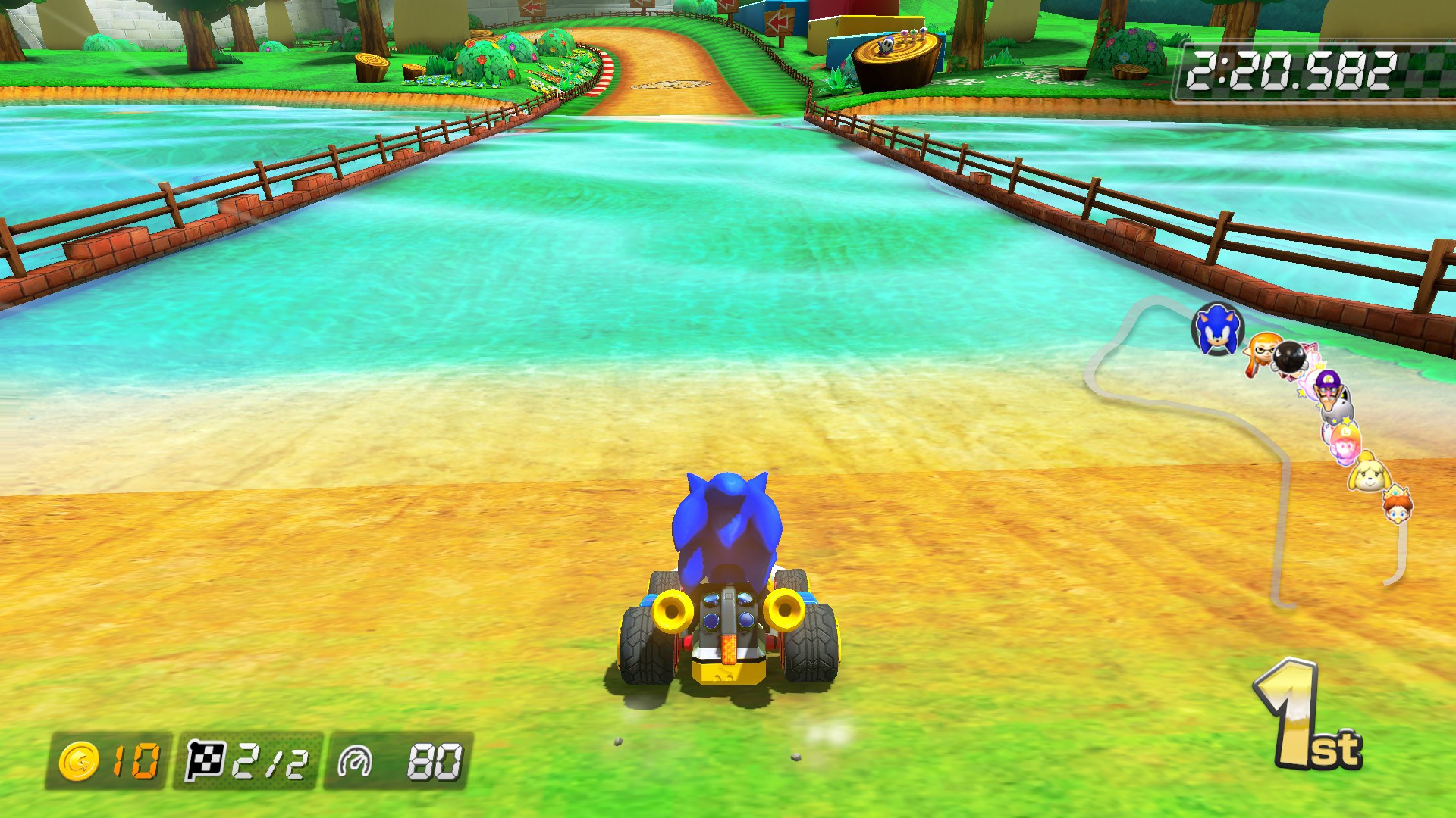 Modern Sonic UI Mod for Mario Kart 8 Deluxe | MK8D Mods