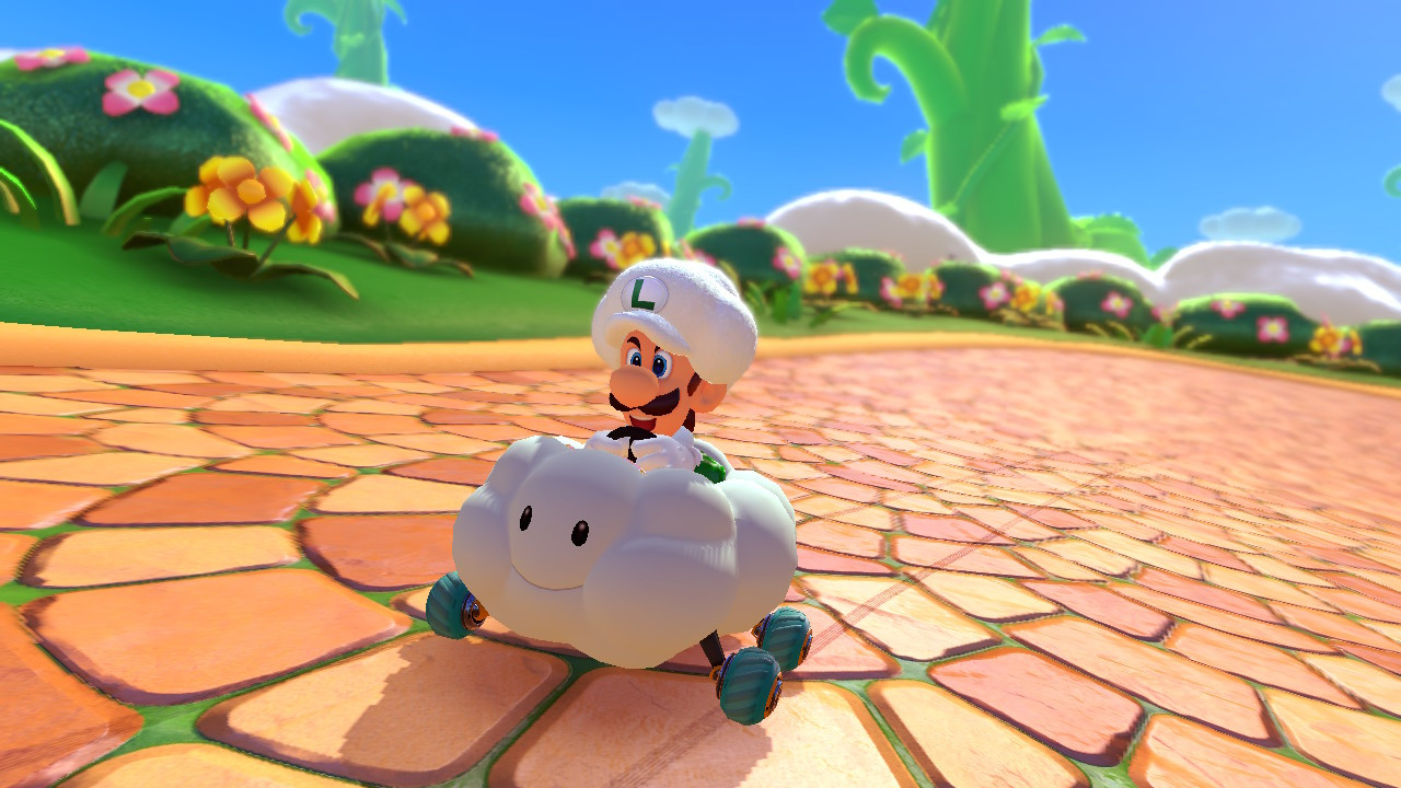 Cloud Luigi/Gay Rights Luigi Mod for Mario Kart 8 Deluxe | MK8D Mods