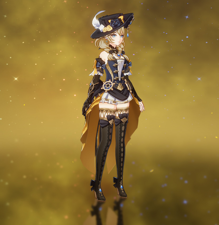 Navia with Lisa's hairstyle Mod for Genshin Impact | GI Mods