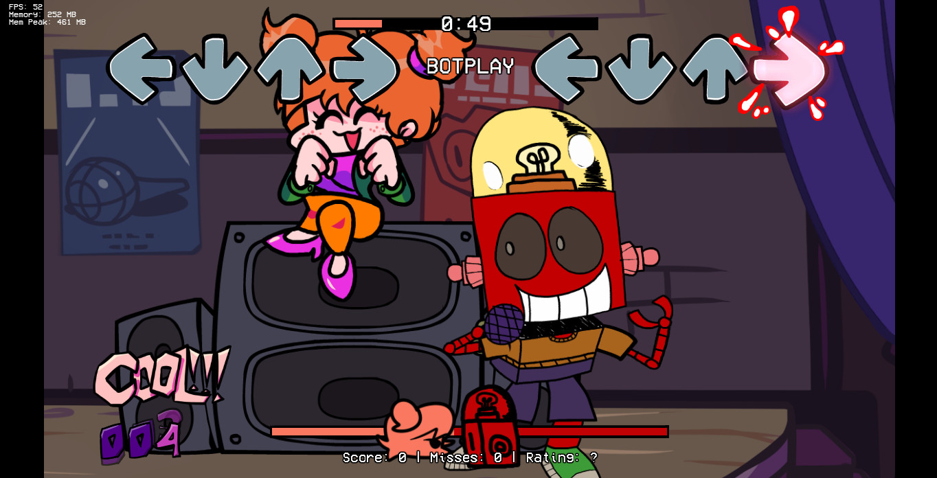 Playable D-Side Robot Jones (FanMade) + FLA Mod for Friday Night Funkin ...