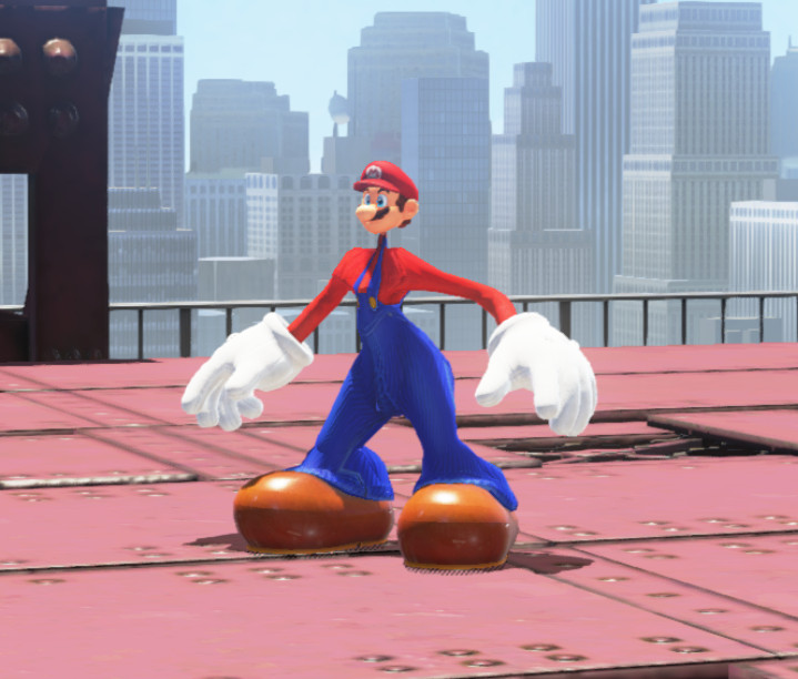 Strange looking mario Mod for Super Mario Odyssey | SMO Mods
