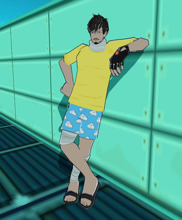 [SENSITIVE CONTENT] Travis Touchdown [NMH3] Mod for Bomb Rush Cyberfunk ...