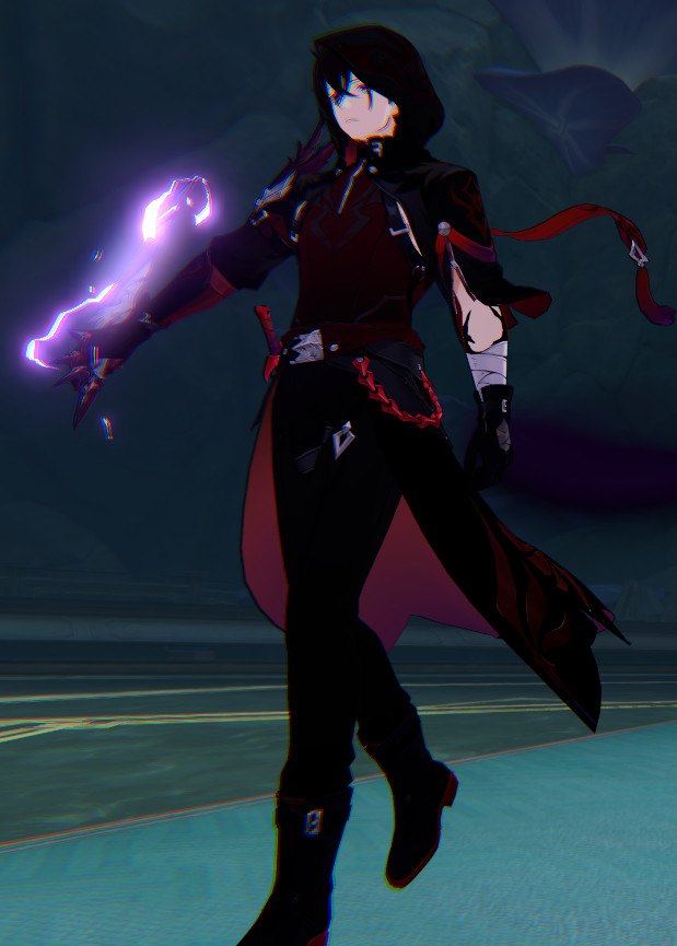 Red black Moze Mod for Honkai Star Rail | HSR Mods