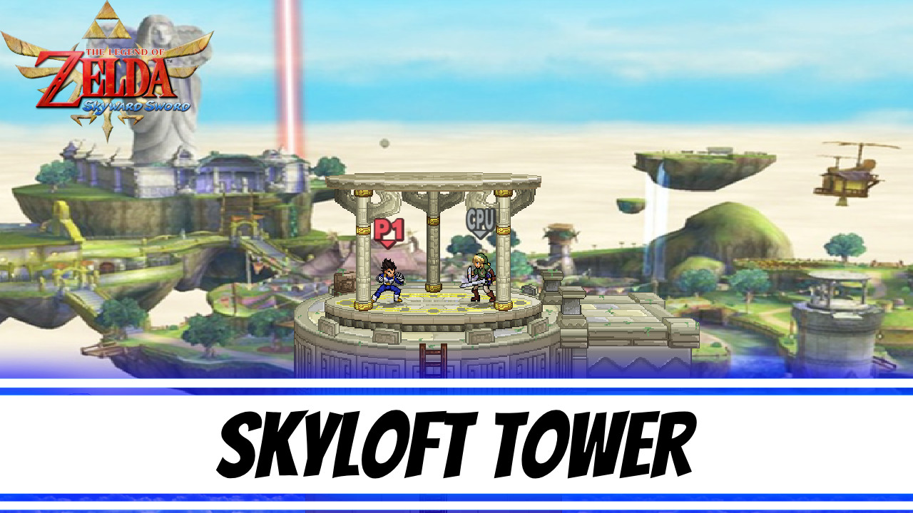 Skyloft Tower (9.5/CMC+) Mod for Super Smash Bros. Crusade | SSBC Mods