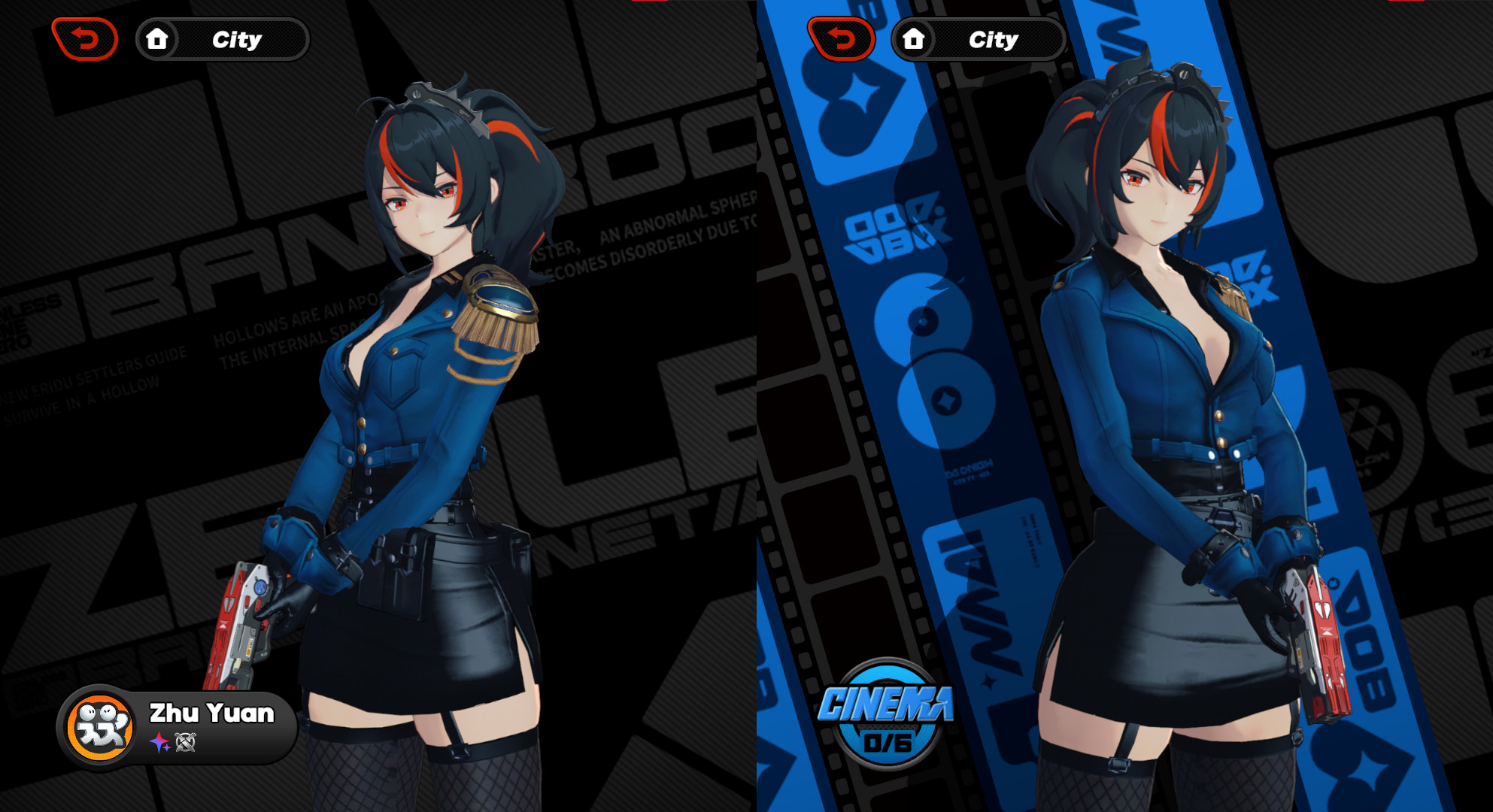 General's Dress Uniform for Zhu Yuan Mod for Zenless Zone Zero | ZZZ Mods