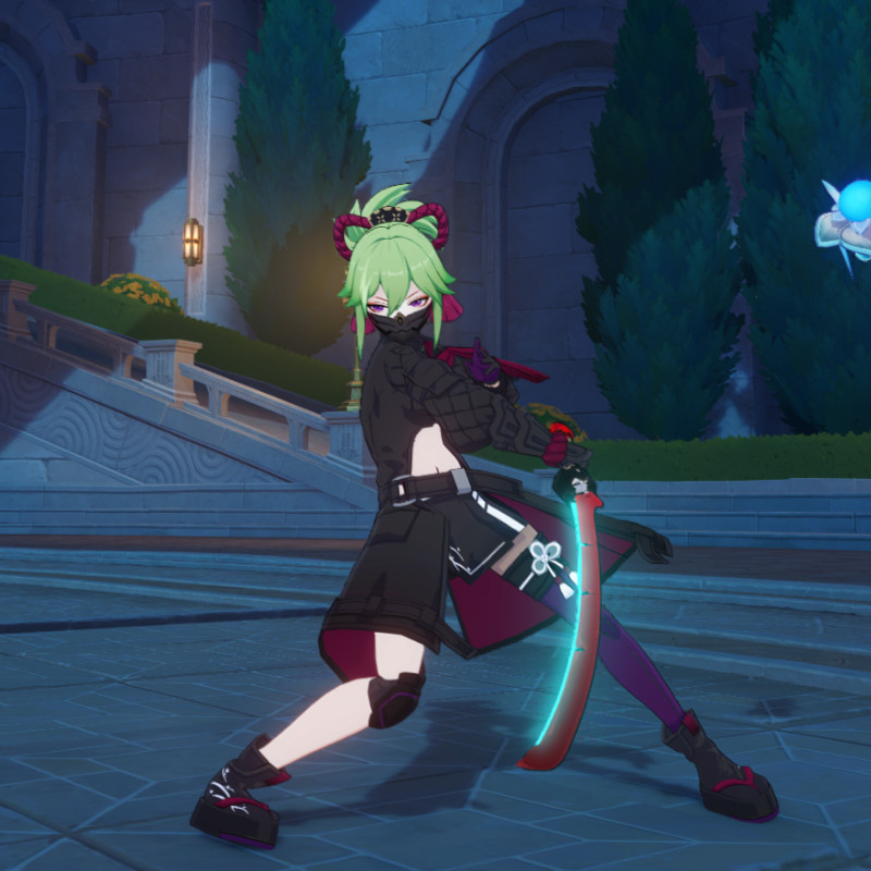 Shinobu Black General Zen Outfit Mod Mod for Genshin Impact | GI Mods