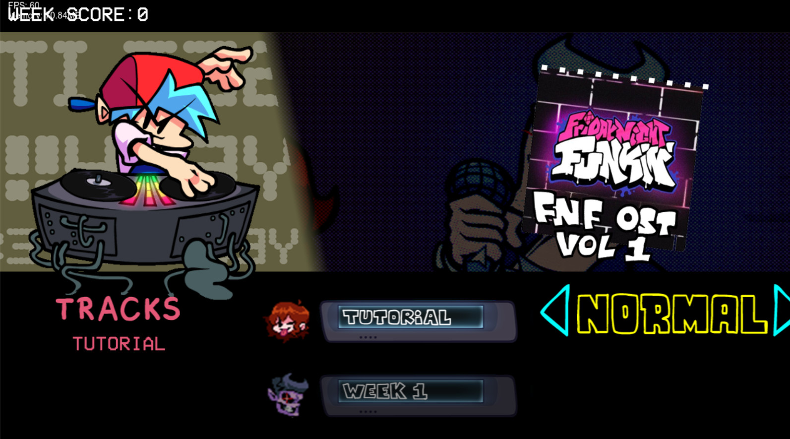 FNF Style Menu Update Mod for Friday Night Funkin' | FNF Mods