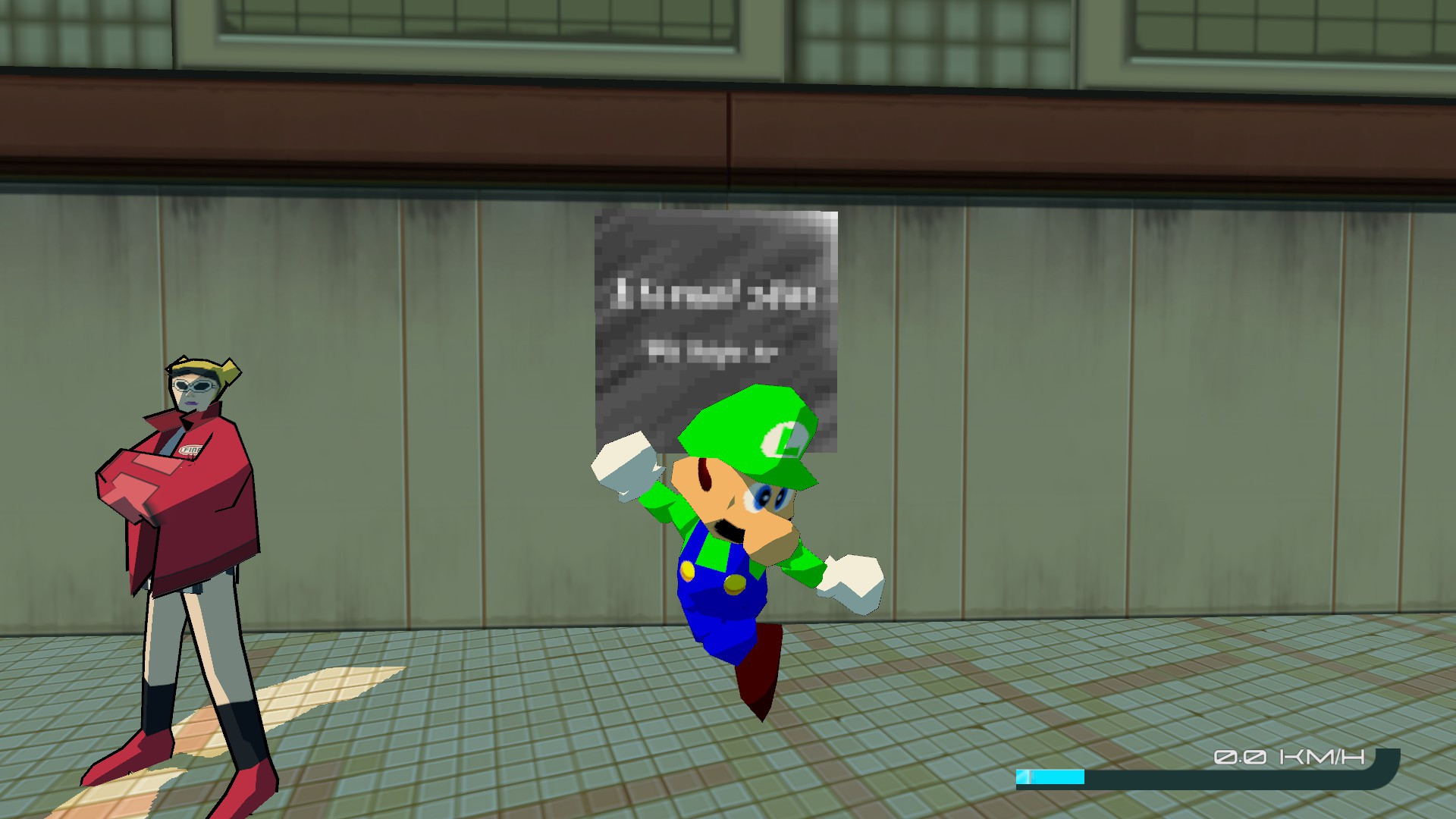 Gigaleak SM64 Luigi Mod for Bomb Rush Cyberfunk | BRC Mods