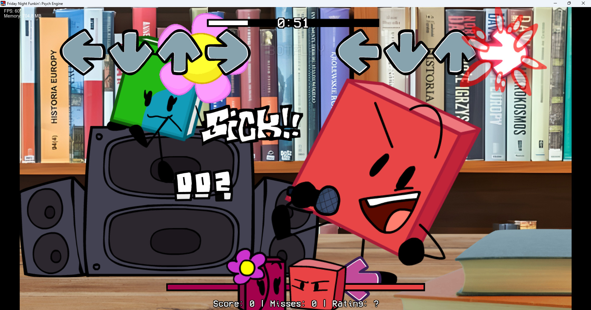 Playable Blocky (BFDI Parodies) Mod for Friday Night Funkin' | FNF Mods
