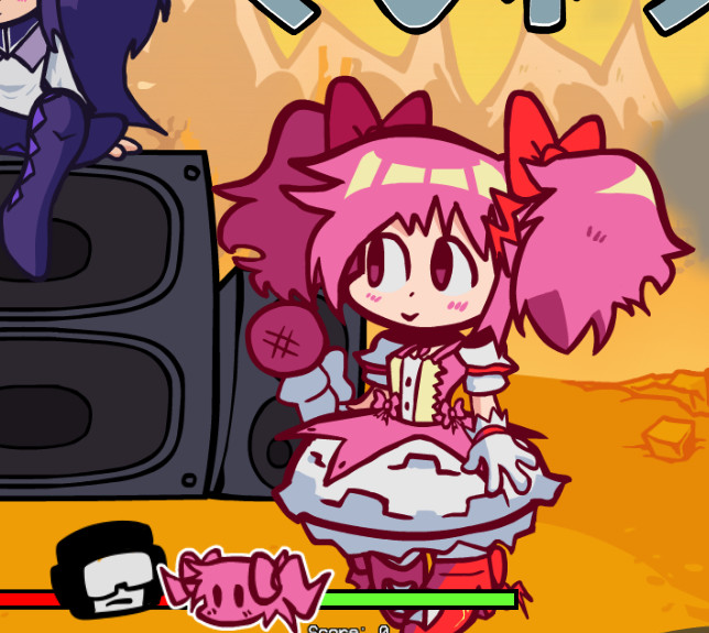 PLAYABLE MADOKA - A V-SLICE MOD Mod for Friday Night Funkin' | FNF Mods