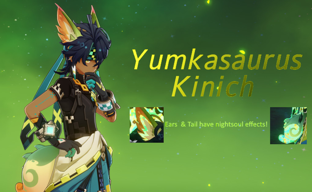Yumkasaurus Kinich Mod for Genshin Impact | GI Mods