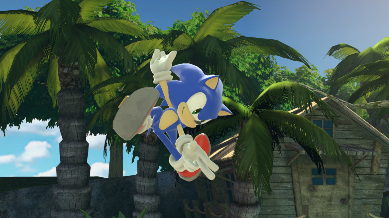 Sonic Generations Homing Attack Hit Animations Mod for Super Smash Bros. Ultimate | SSBU Mods