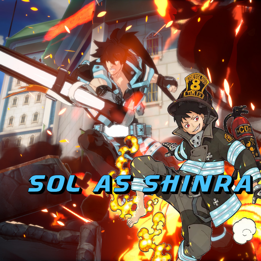 Sol Badguy as Shinra (Fire Force) Mod for GUILTY GEAR -STRIVE- | GGST Mods