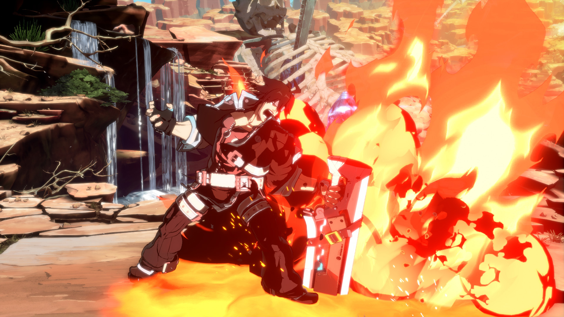 Sol Badguy as Shinra (Fire Force) Mod for GUILTY GEAR -STRIVE- | GGST Mods