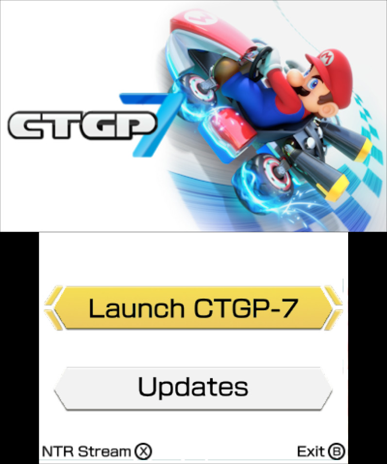 Mario Kart 8 CTGP-7 Launcher Theme Mod for Mario Kart 7 | MK7 Mods