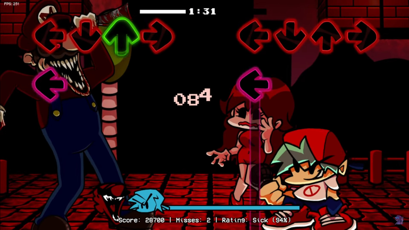 Unfair Mario's Madness Mod for Friday Night Funkin' | FNF Mods
