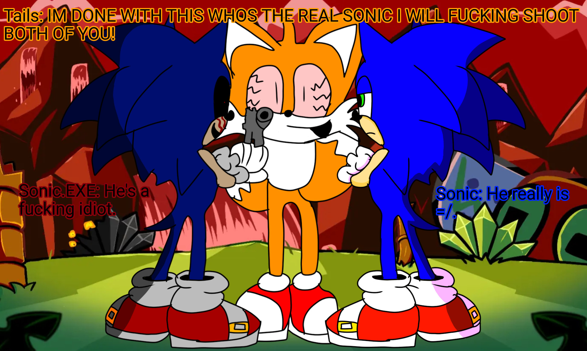 FNF BUT THEY SHOOT YOU!(demo) Mod for Friday Night Funkin' | FNF Mods