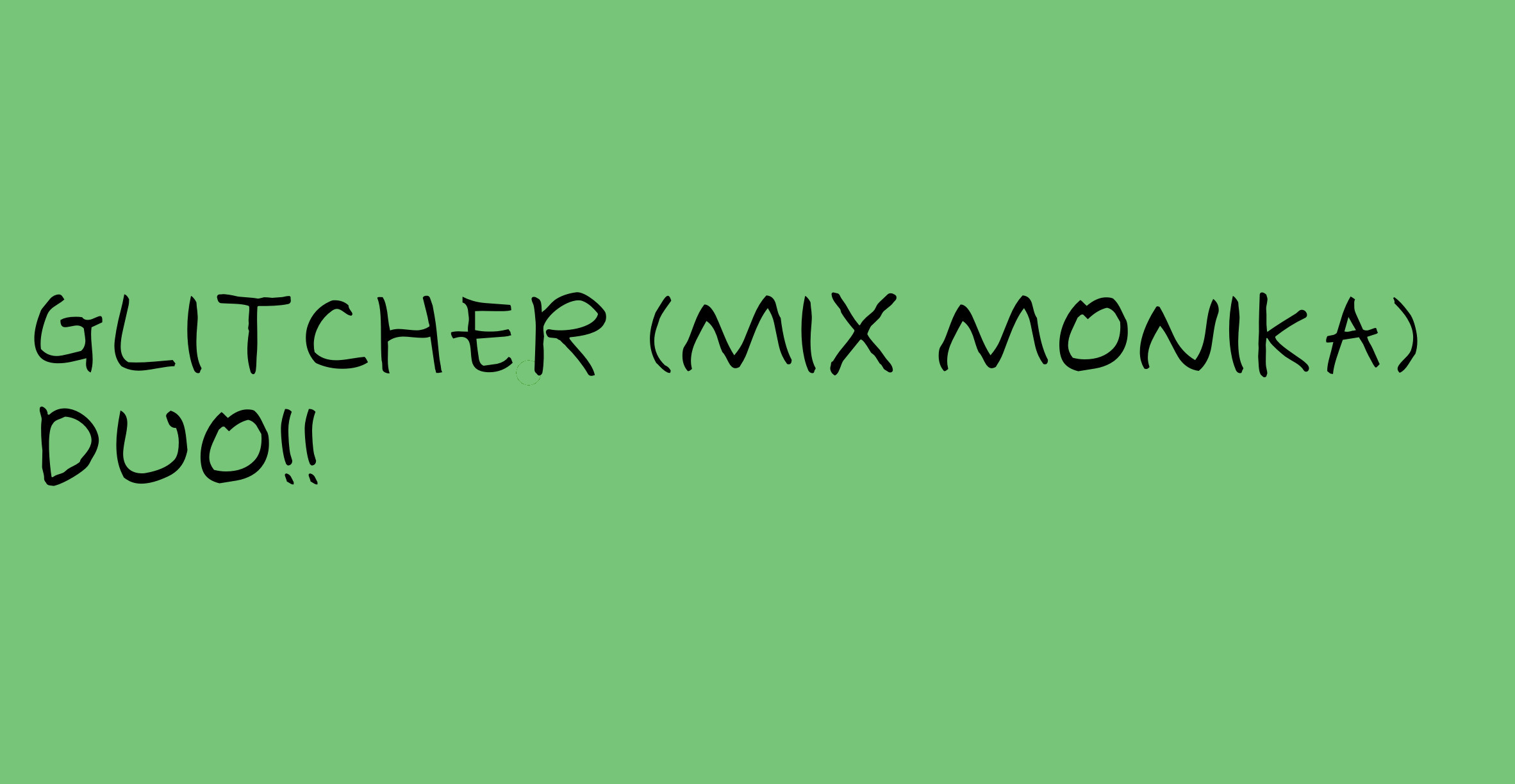 Glitcher (Mix Monika) DUO Mod for Friday Night Funkin' | FNF Mods