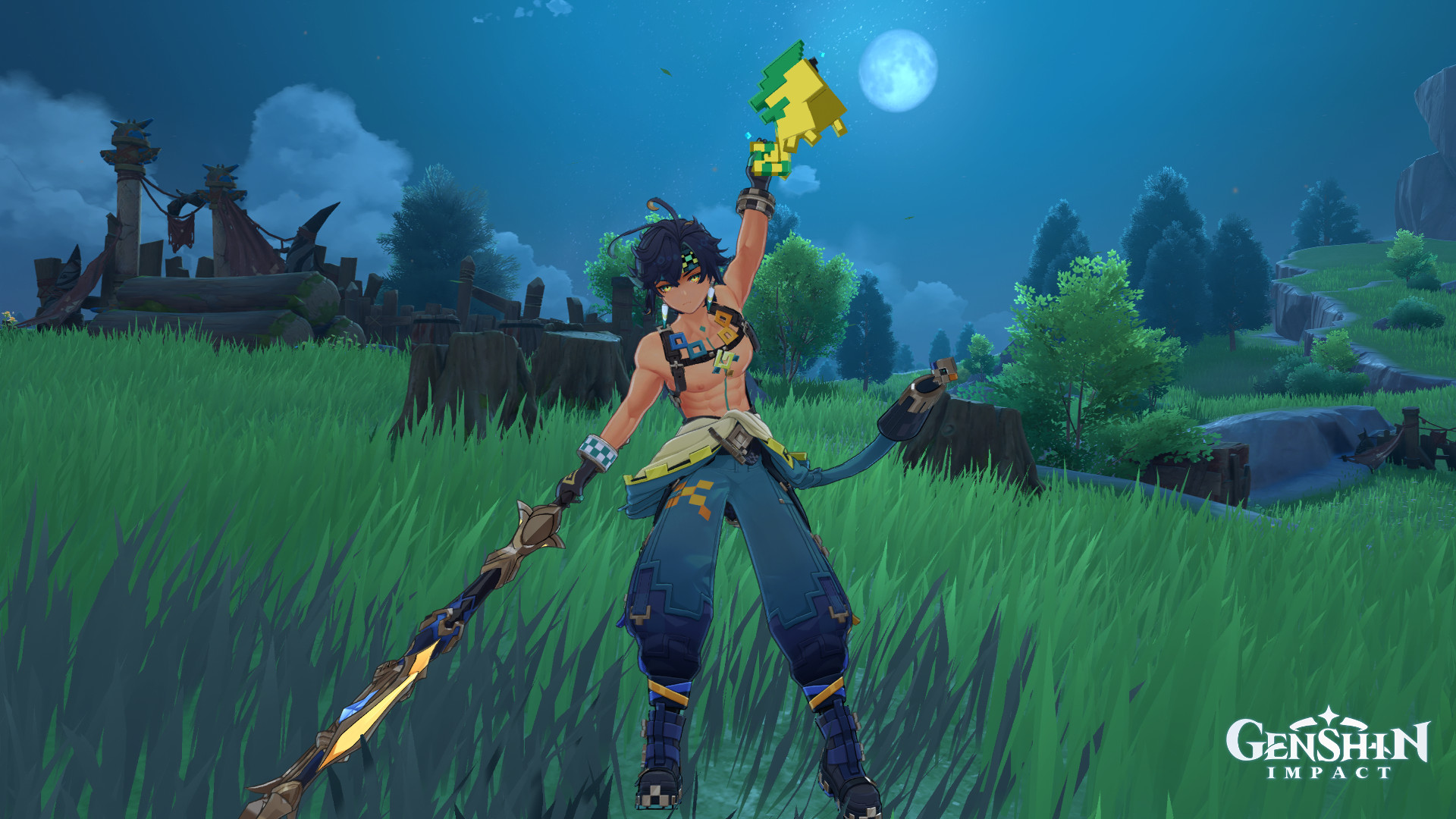 Buff Kinich Mod for Genshin Impact | GI Mods