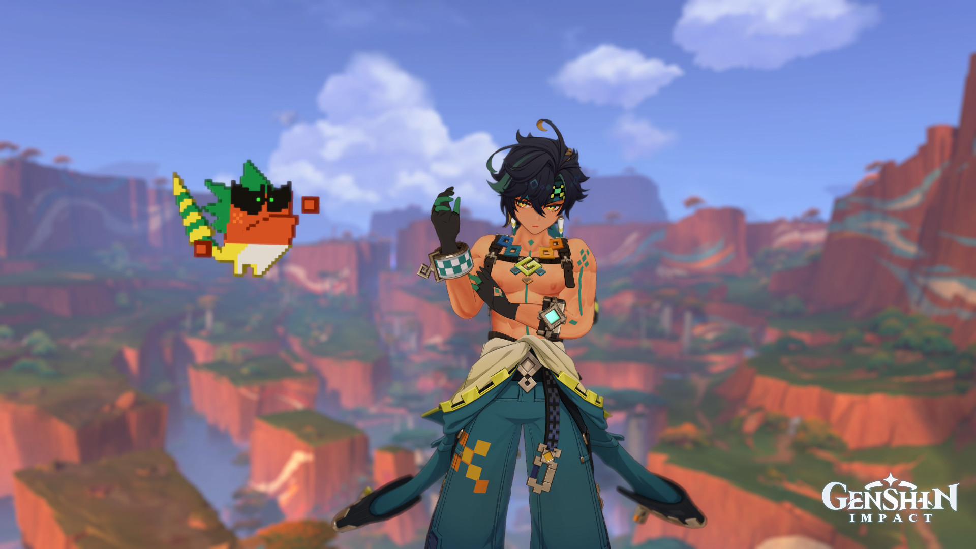 Buff Kinich Mod for Genshin Impact | GI Mods