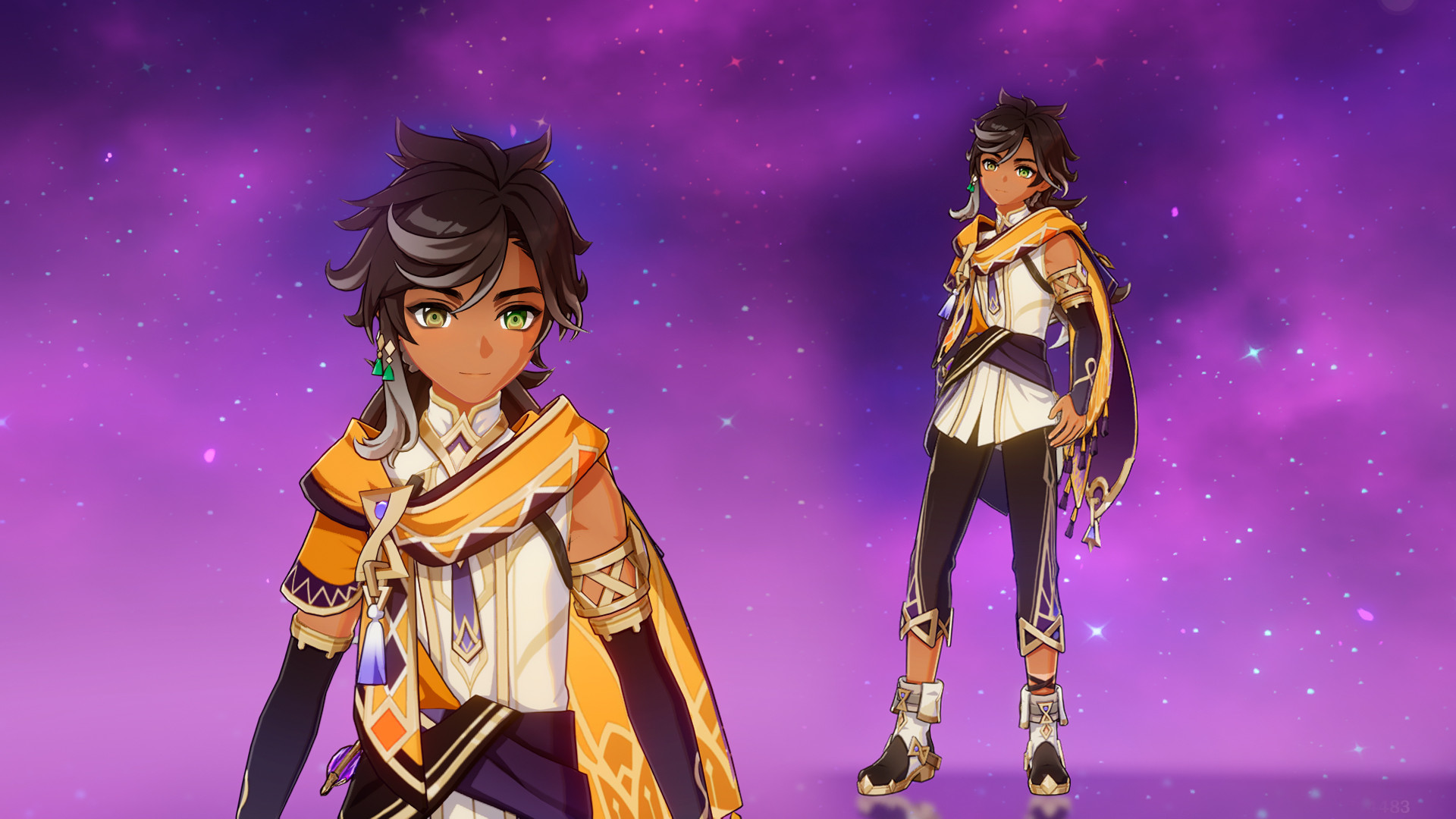 Sethos with Melanin and Heterochromia Mod for Genshin Impact | GI Mods