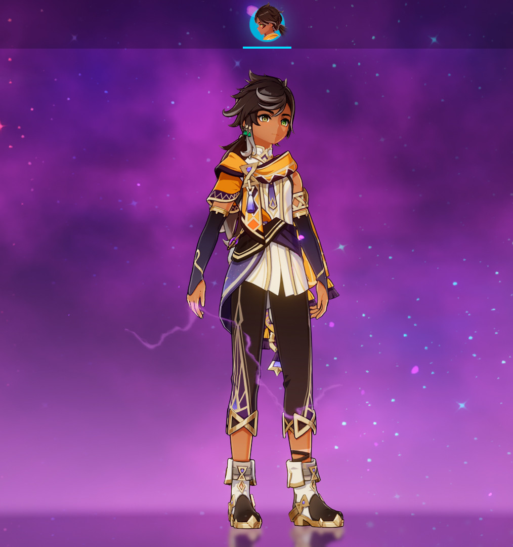 Sethos with Melanin and Heterochromia Mod for Genshin Impact | GI Mods