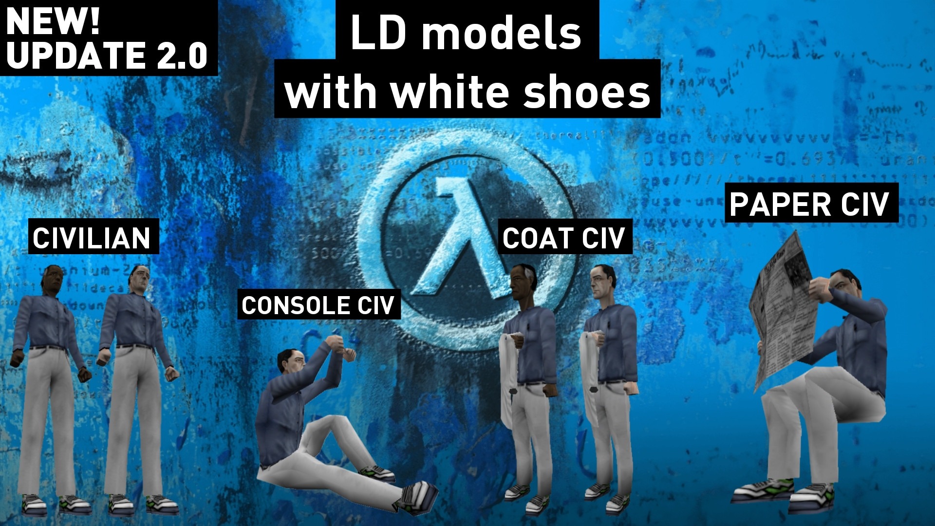 Civilian Slick and Luther Mod for Half-Life | HL Mods