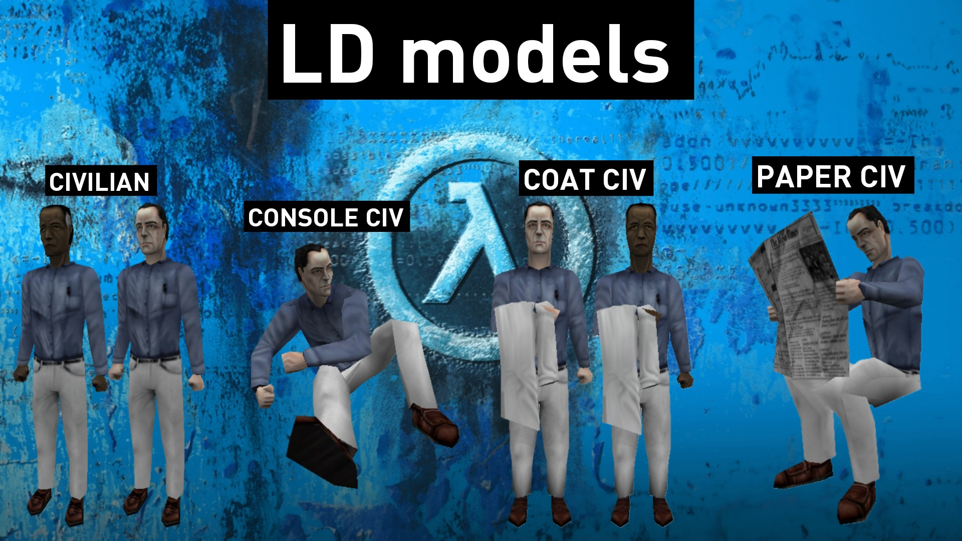 Civilian Slick and Luther Mod for Half-Life | HL Mods