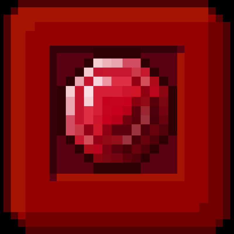 Ruby Red Hud and Gui Mod for Minecraft: Java Edition | MC Mods