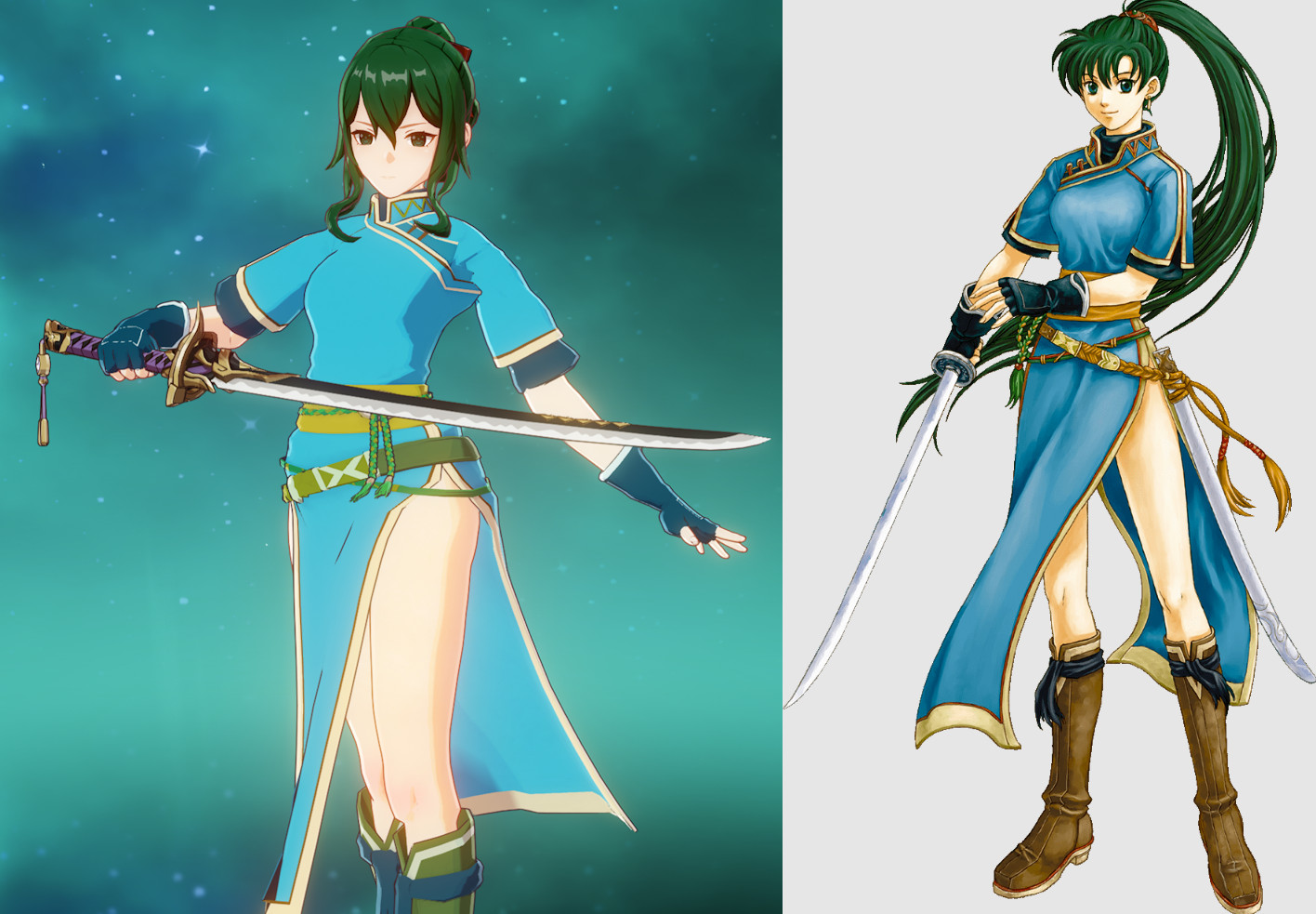 Jean as Lyn (Fire Emblem) Mod for Genshin Impact | GI Mods