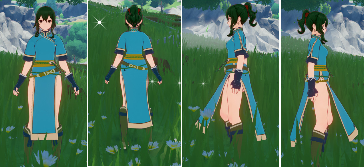 Jean as Lyn (Fire Emblem) Mod for Genshin Impact | GI Mods