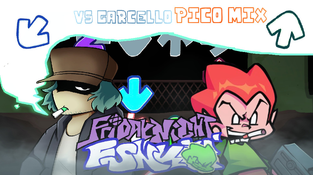 Vs Garcello Pico Mix [DEMO] Mod for Friday Night Funkin' | FNF Mods