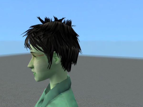 Alien face makeup Mod for The Sims 2 | Sims 2 Mods