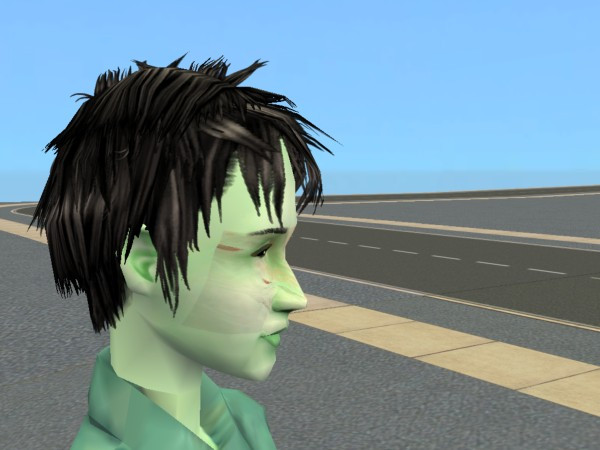 Alien face makeup Mod for The Sims 2 | Sims 2 Mods