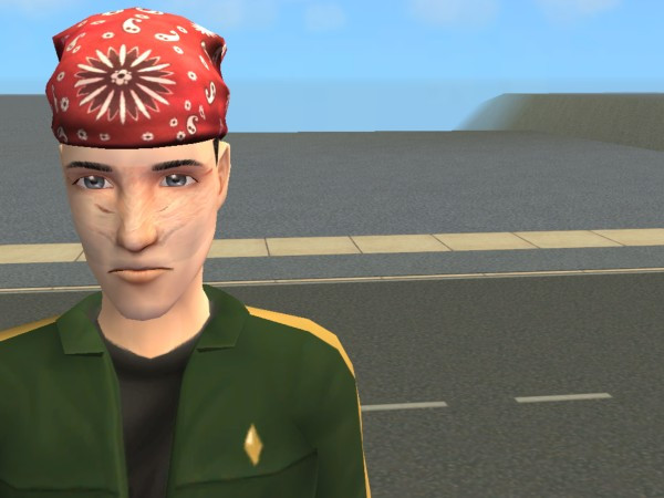Alien face makeup Mod for The Sims 2 | Sims 2 Mods