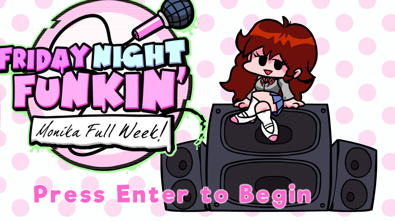 Monika full week! Psych Engine port Beta Mod for Friday Night Funkin' | FNF Mods