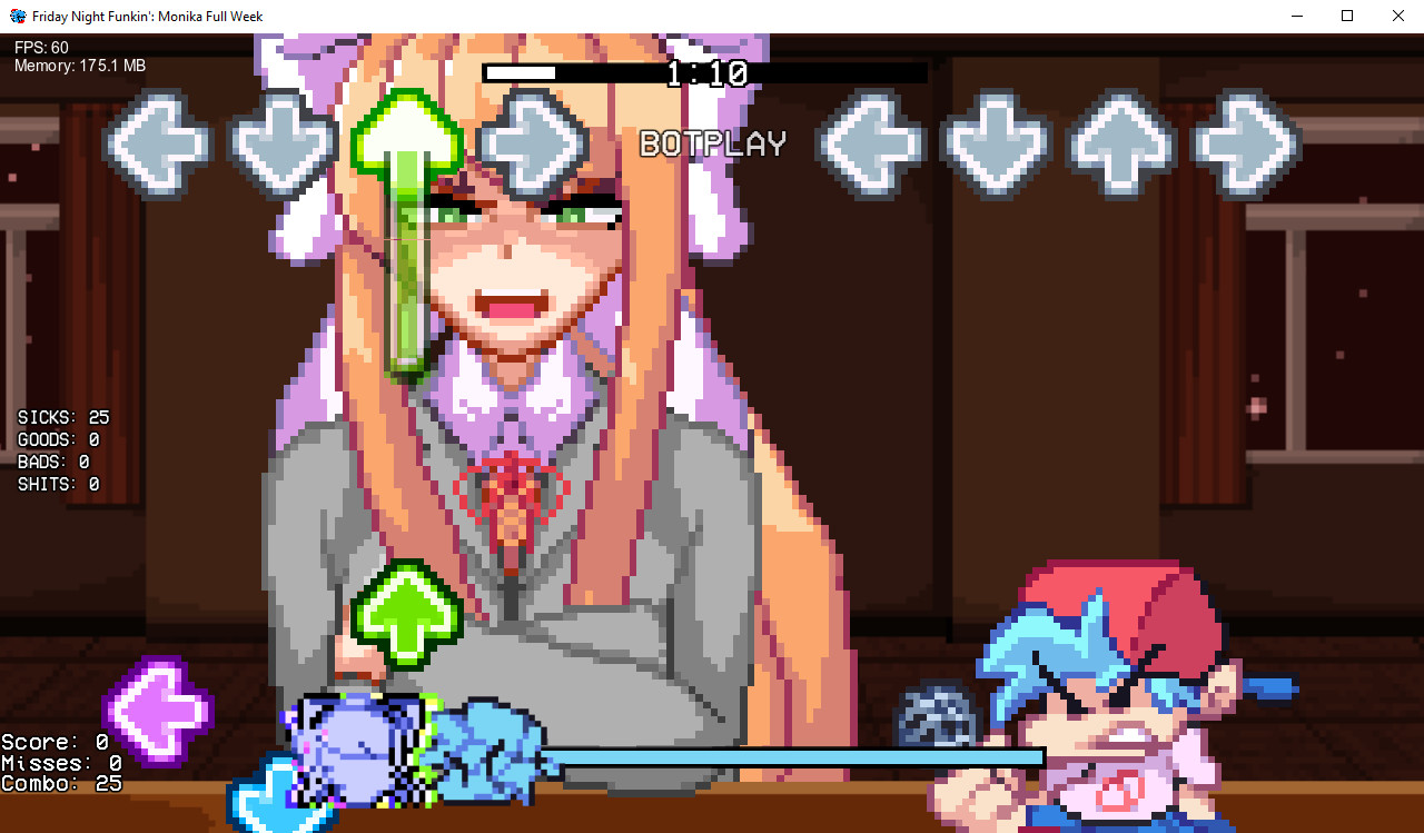 Monika full week! Psych Engine port Beta Mod for Friday Night Funkin' | FNF Mods