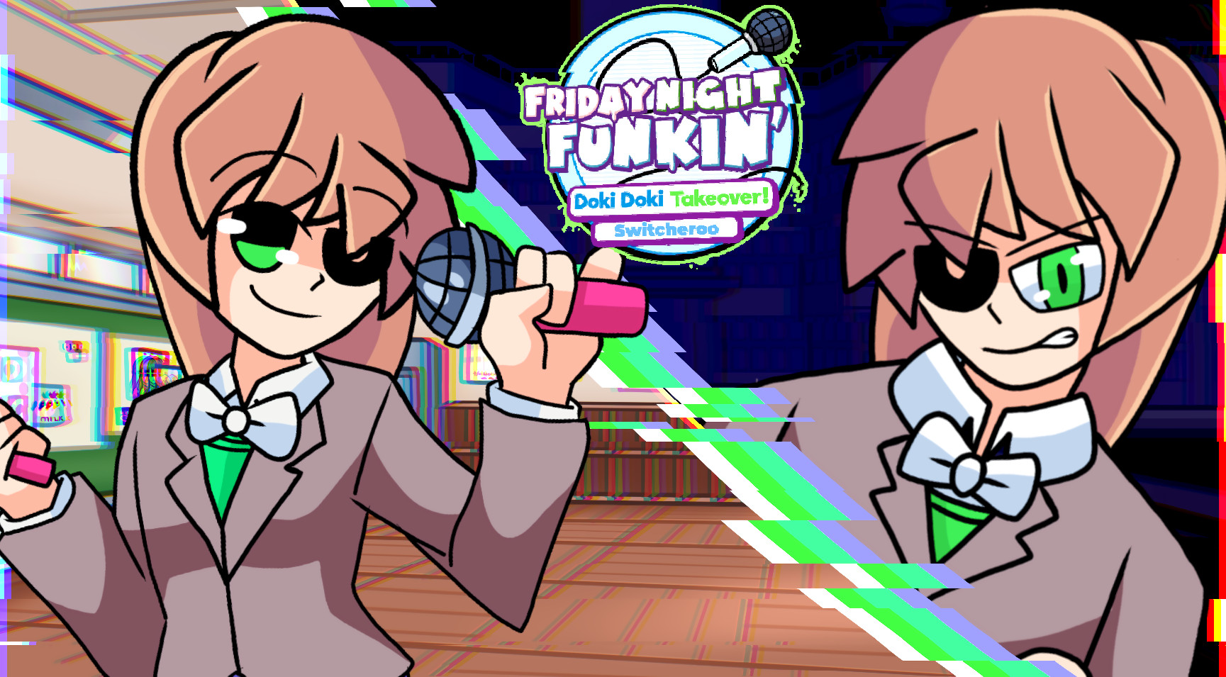 Doki Doki Takeover: Switcheroo! Legacy Mod for Friday Night Funkin ...