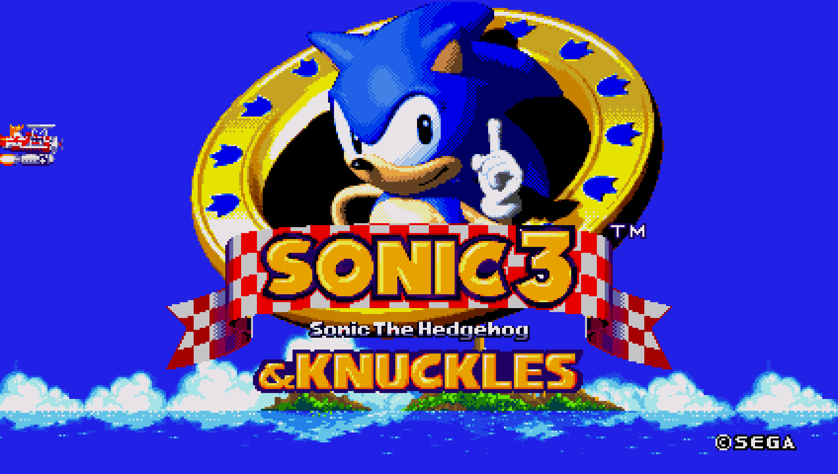 CD Sonic in the 3K title screen Mod for Sonic Origins | SO Mods