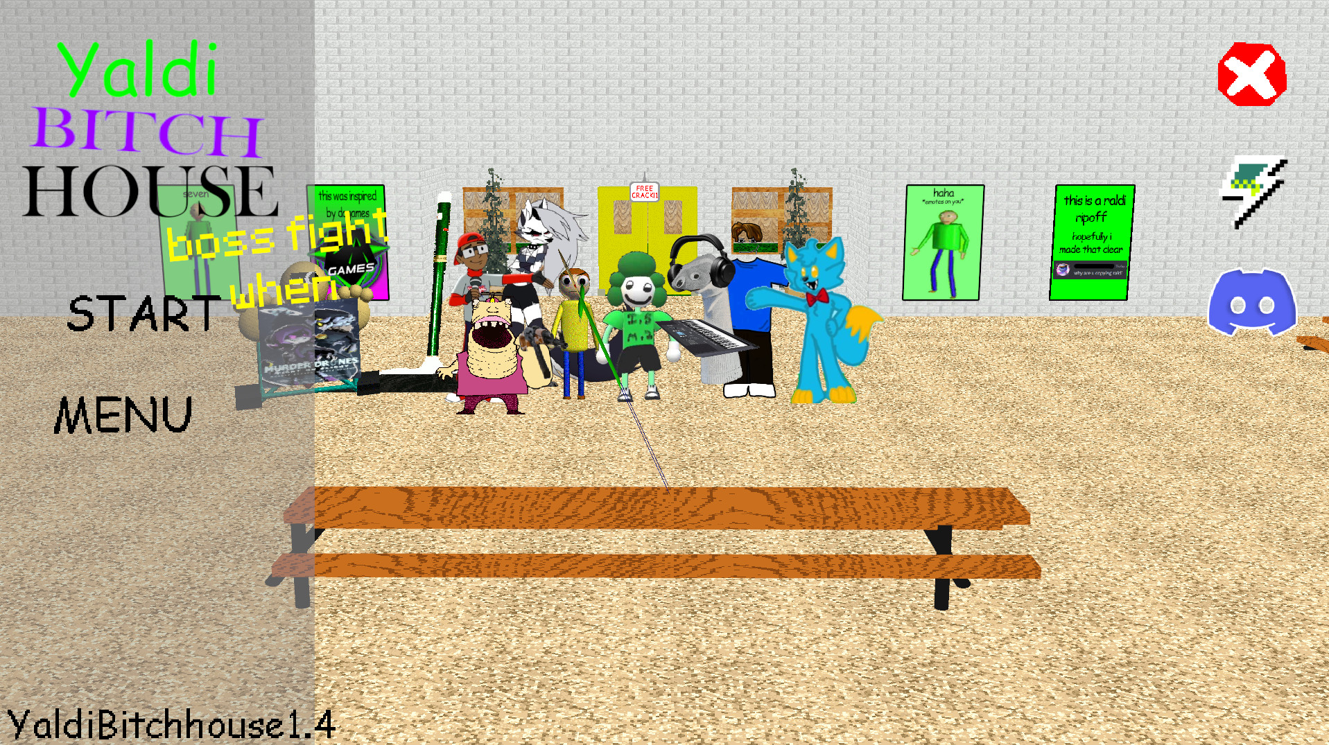 Yaldi's Bitchhouse Mod for Baldi's Basics | Baldi Mods