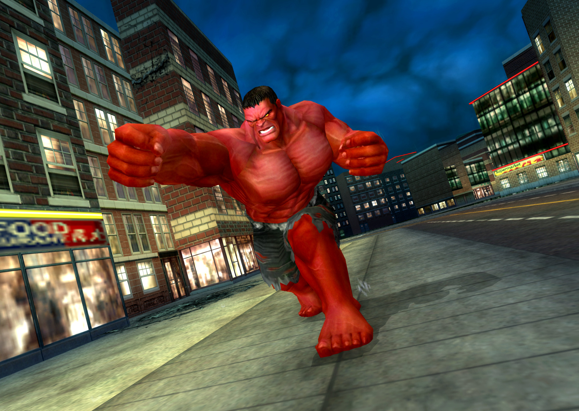 Classic Red Hulk Over Grey Hulk Mod for Hulk: Ultimate Destruction ...